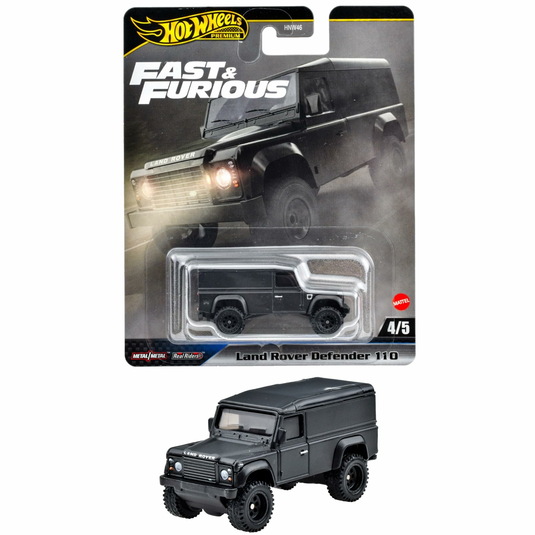 Машинка коллекционная Mattel Hot Wheels Fast & Furious 2025 HNW46-Land Rover Defender 110