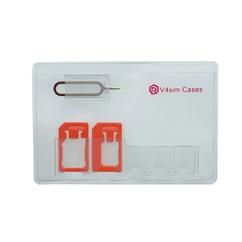 Держатель для SIM-карт, 2 шт. + Micro Pin, красный