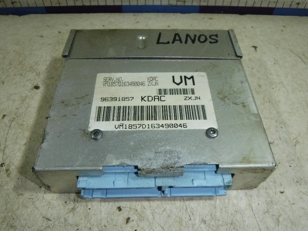 Блок управления двигателем Chevrolet Lanos 96391857