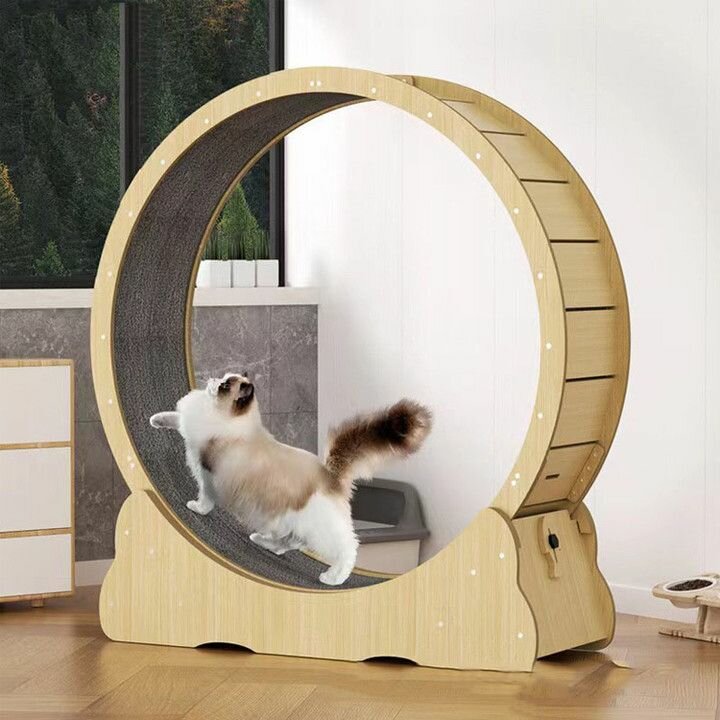 Удобный бесшумный ролик деревянная беговая игрушка кошка беговая дорожка для семьи