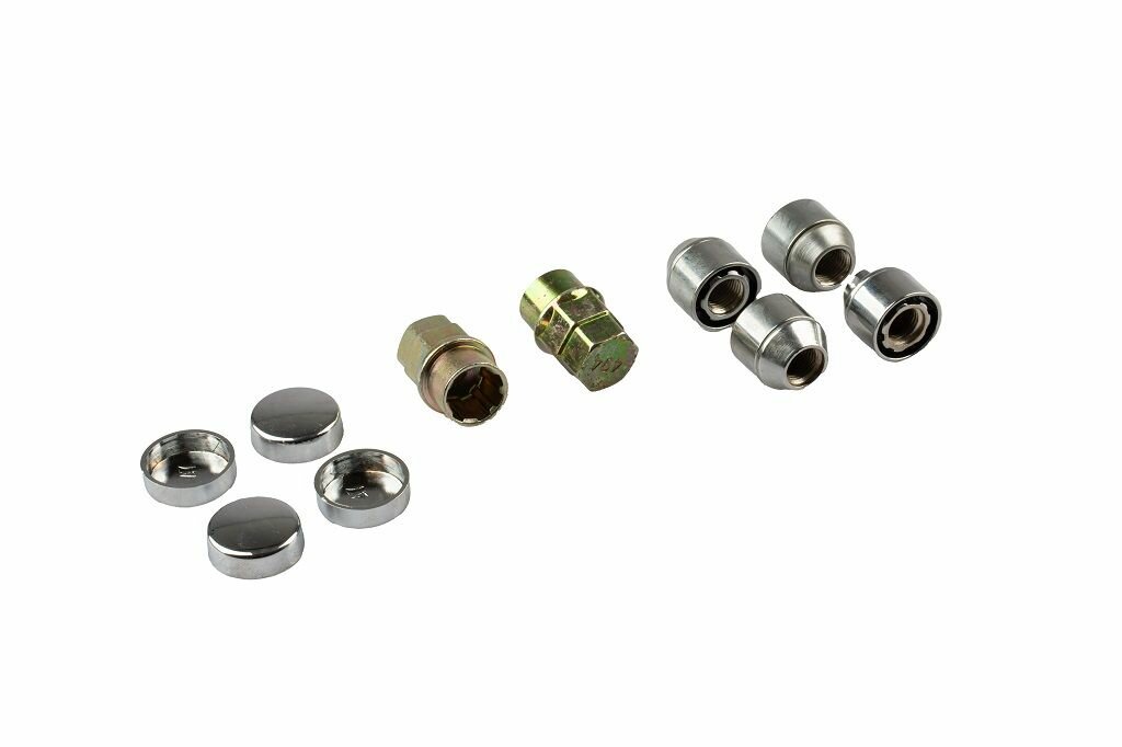 Гайки секретные M 12x1,25 4+2 ключа