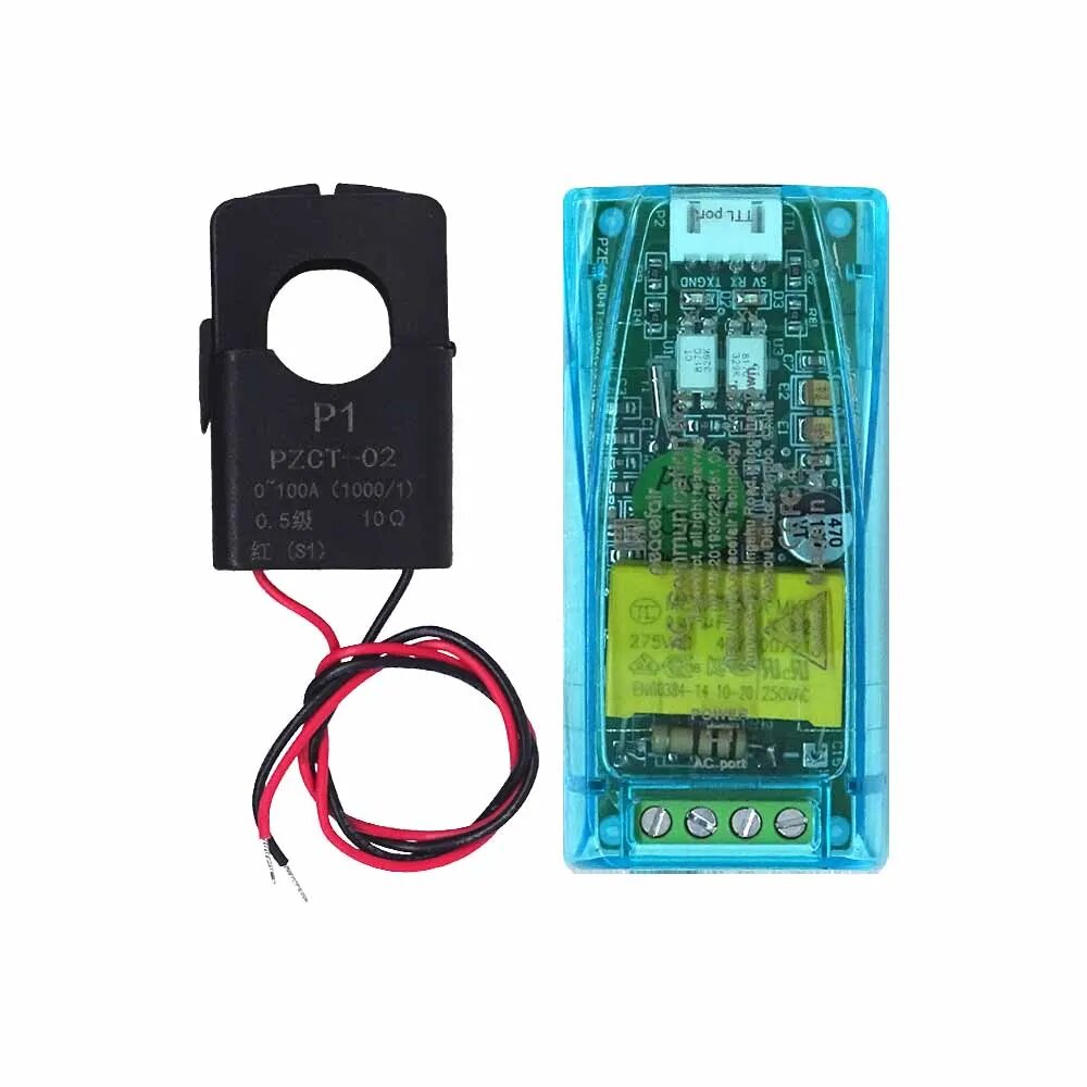 Цифровой измеритель тока PZEM-004T HZWDONE With casing Open CT