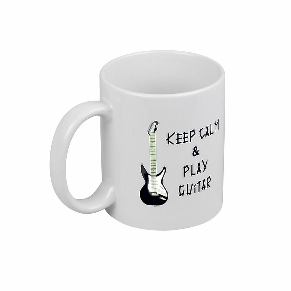 Кружка Сохраняй спокойствие и играй на гитаре - Keep calm