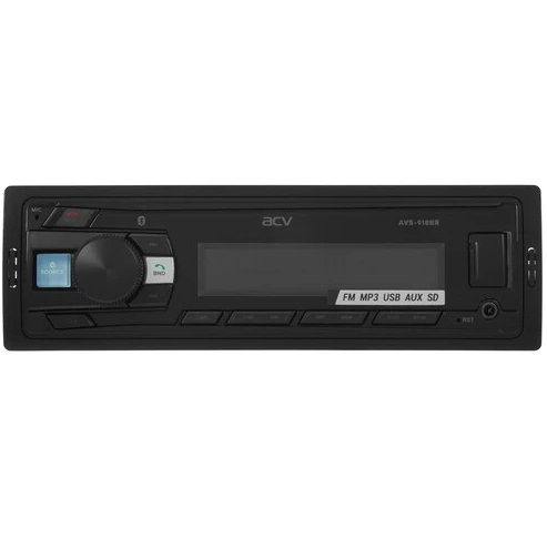 Автомобильный ресивер с Bluetooth, поддержкой ACV RC и ACV Control, красная подсветка ACV AVS-918BR