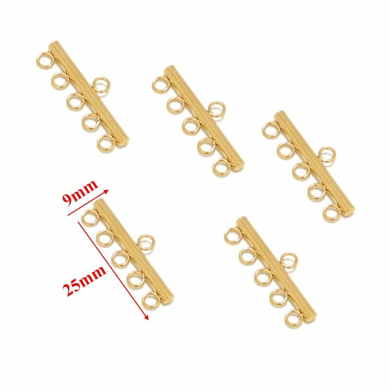 Заключения для ожерелий Yovtor, Gold 25mm