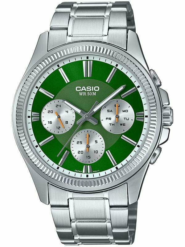Наручные часы CASIO Collection, зеленый/серебристый