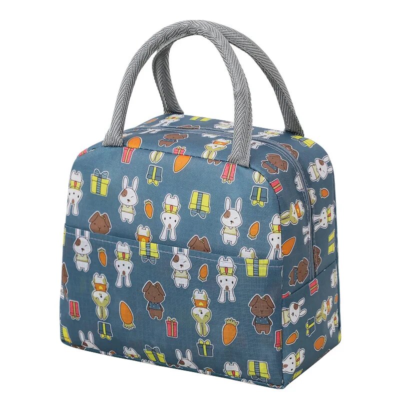 Термосумка для обеда Grey Blue Rabbit
