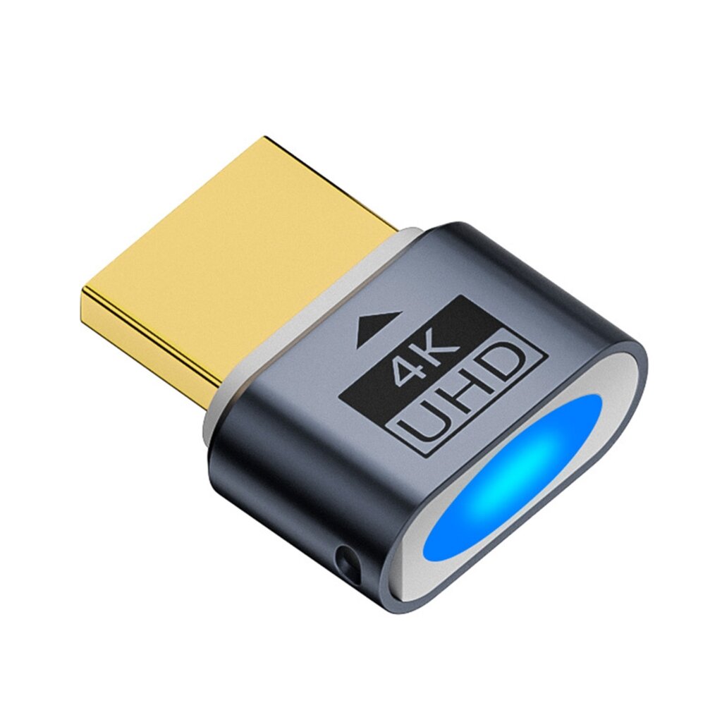 Metal HDTV Dummy Plugs HDTV Virtual Display Support for High Resolution Outputs