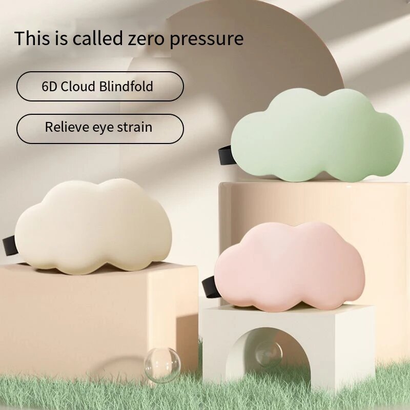 Маска для сна 3D Cloud, лиловая — фото 1