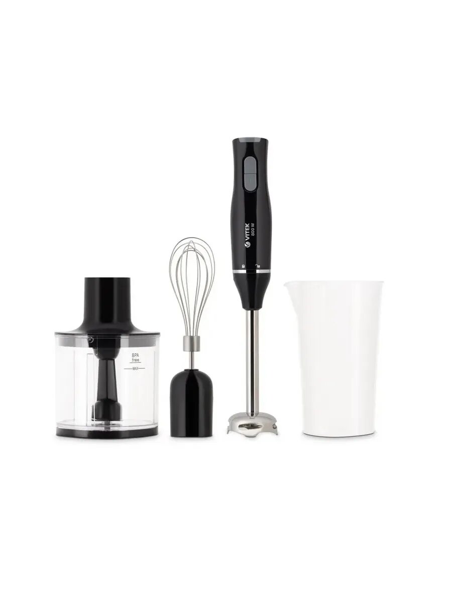 Блендер погружной Vitek VT-3424 800Вт черный