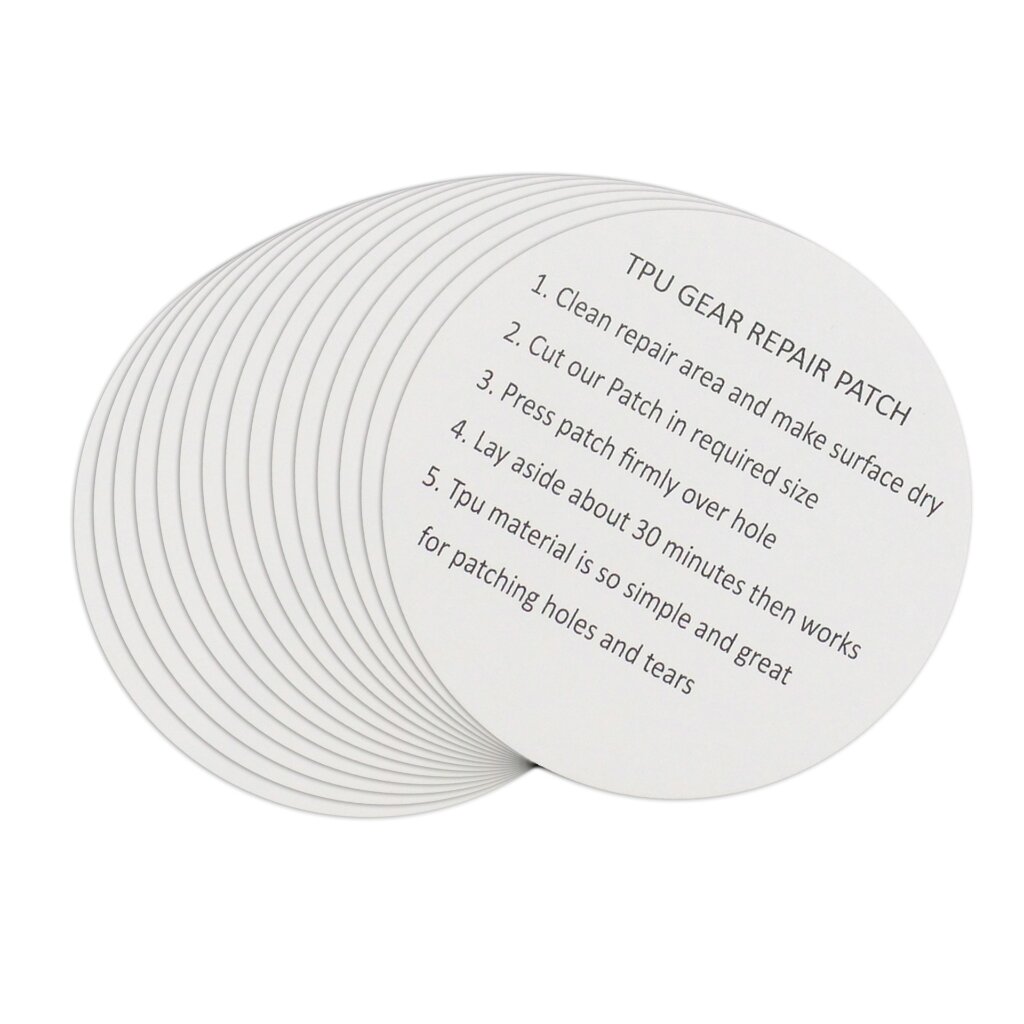 Клей для ремонта водонепроницаемого листа палатки-круглый-15 штук