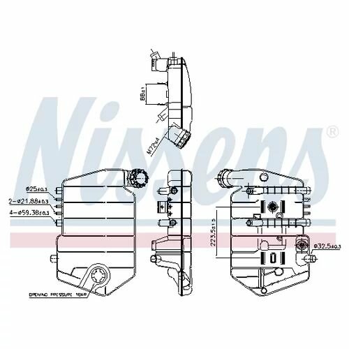 Бачок расширительный Nissens 996024