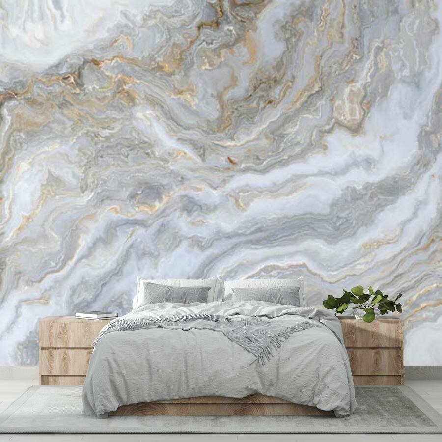 Фотообои Керамогранит под оникс 9-1079-S-Флок 270 x 200 см (ВхШ) Бесшовные, флизелиновые, влагостойкие обои MasterFresok