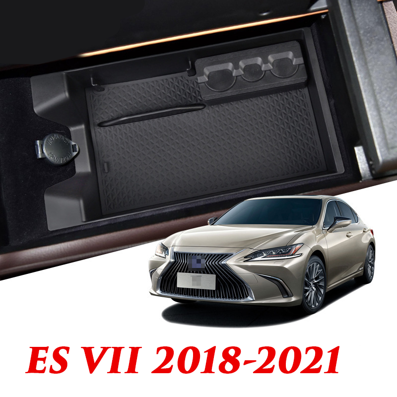 Внутренний органайзер в подлокотник MyPads для автомобиля Lexus ES VII 2018-2021 центральный ящик для хранения мелочей