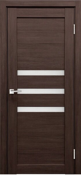 Межкомнатная Дверь Verda Х-6 Грей со Стеклом Сатинат Белый 2000х700мм (Полотно 1шт) / Верда.