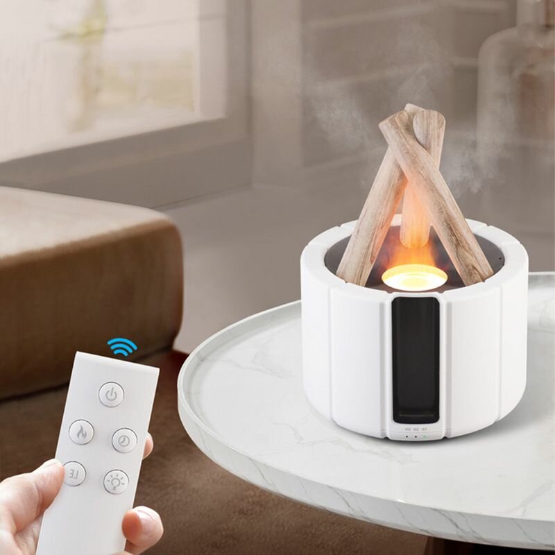 Ароматерапевтический увлажнитель воздуха со светодиодной подсветкой flame, с дистанционным управлением