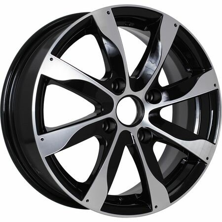 Колесный литой диск КиК Джемини-оригинал R15x6 4x100 ET48 CB54.1 Almaz_black (КС617)