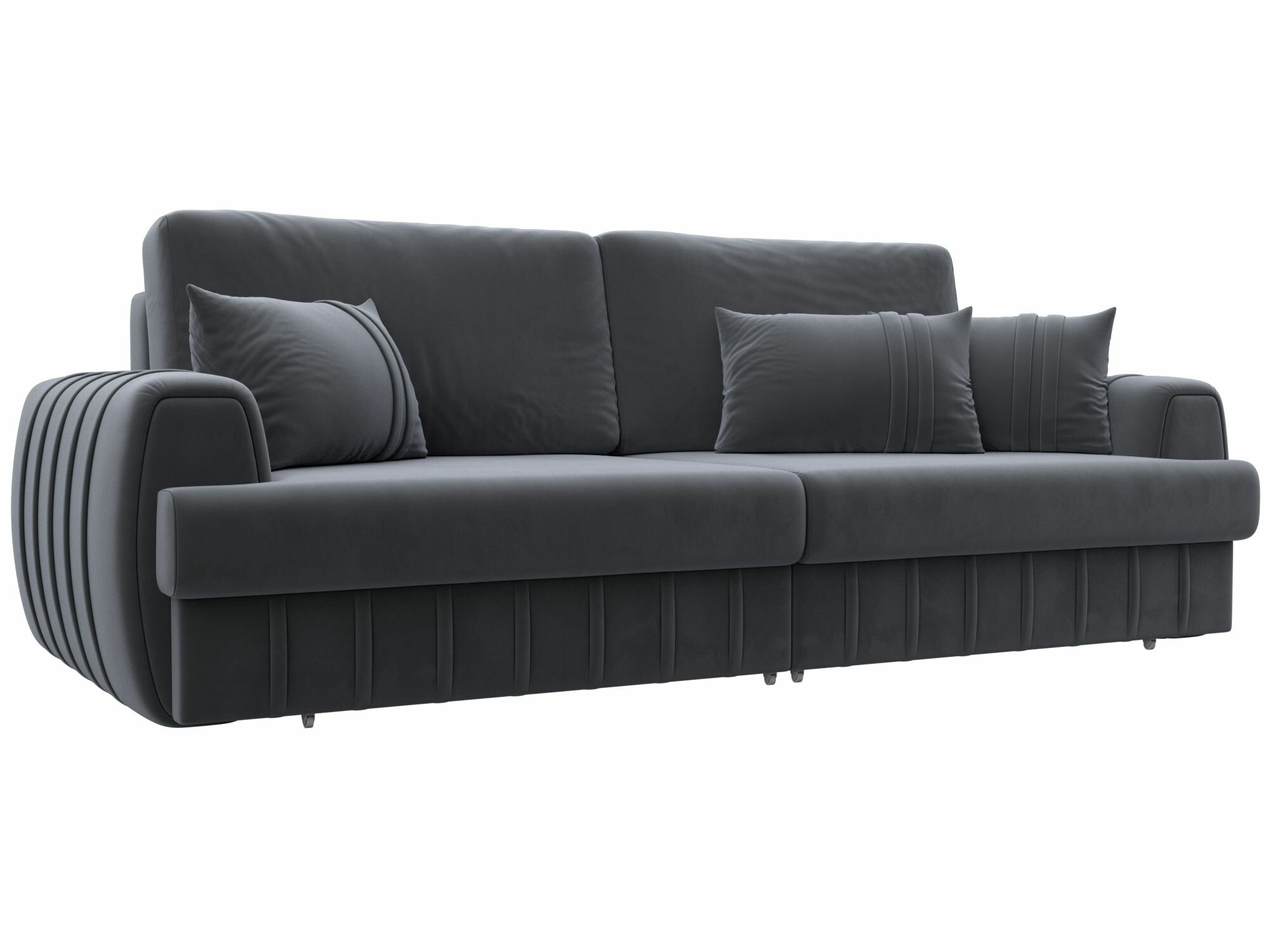 Диван прямой Флоу НПБ, Велюр