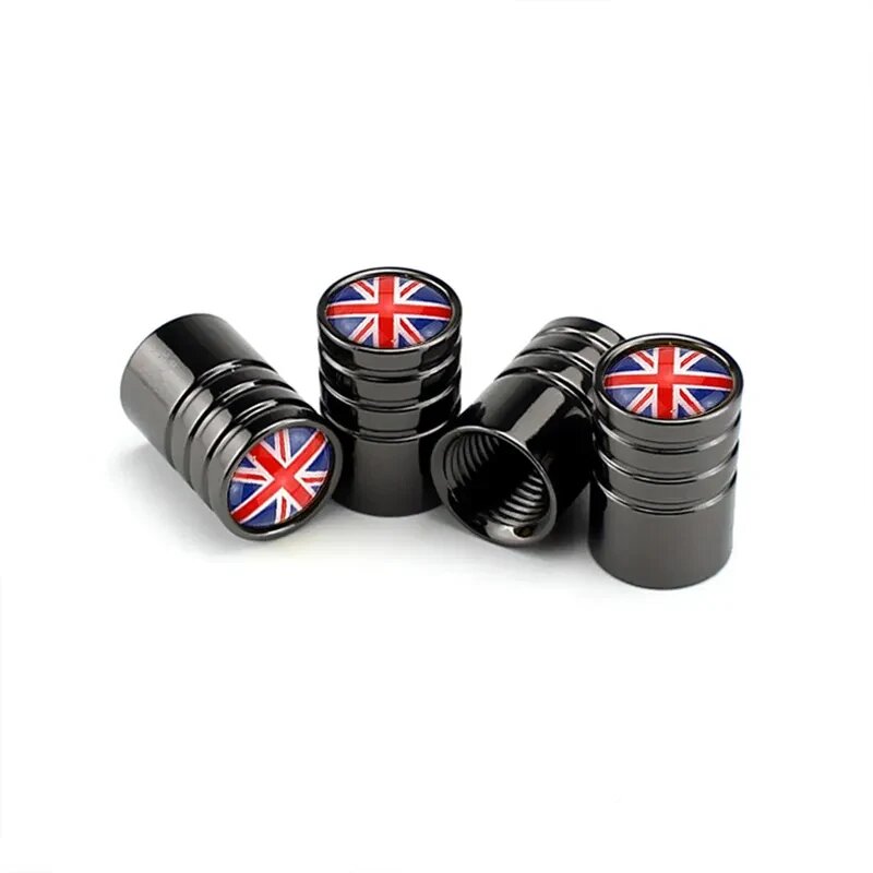 4 Шт, Колпачки Для Колесных Клапанов С Британским Флагом Для Mini Cooper Countryman Clubman R55 R56 R60 F55 F60
