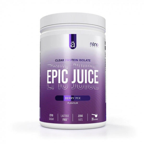 ANano Epic Juice Изолят сывороточного протеина 875 г со вкусом ягодный микс