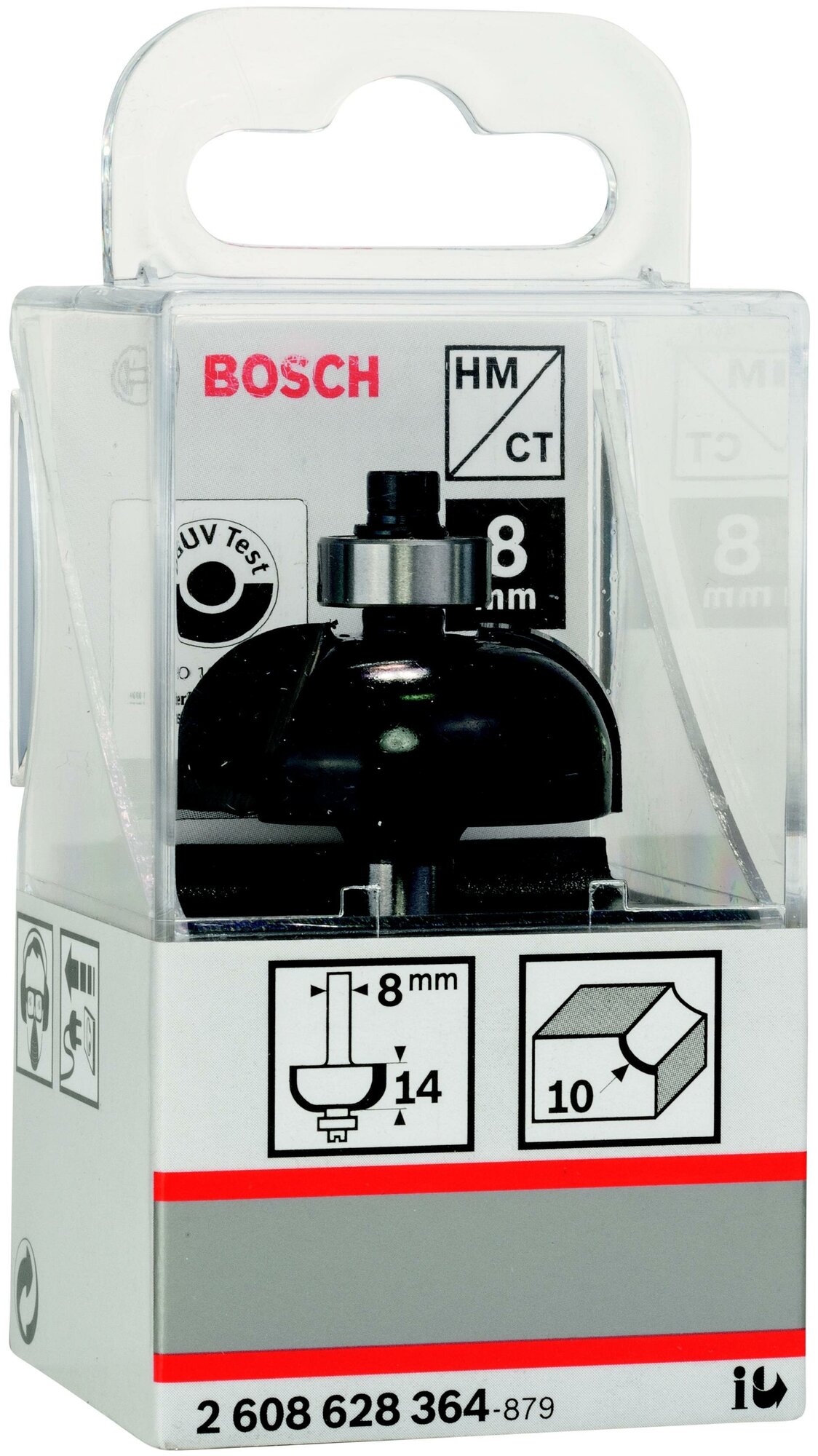 Галтельная фреза Bosch Standard оригинал S8/R10/D32,7/L14 (2608628364)