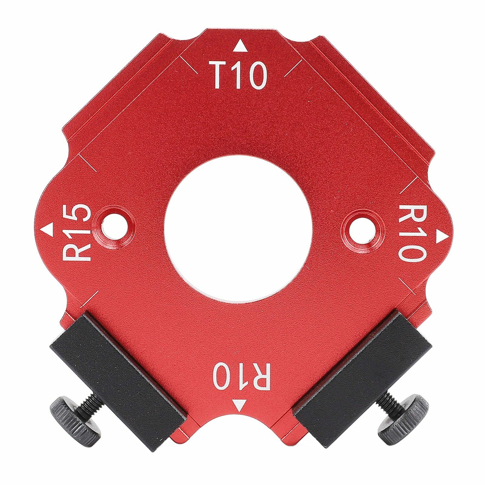 Шаблон радиусов R10/T10/R15 для дуговой резки на фрезерном столе