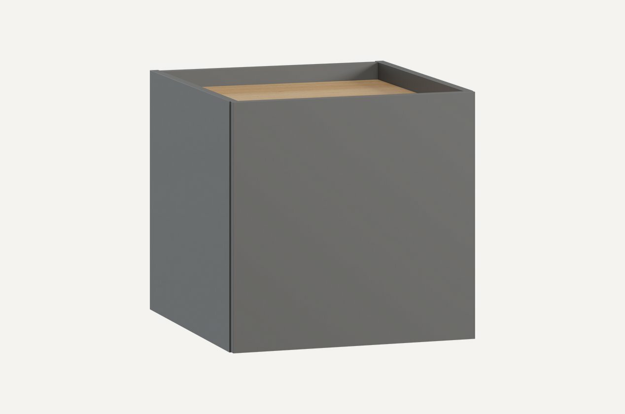 Тумба прикроватная Divan.ru Вита Grey Oak 45x48x44 см, ЛДСП, серая