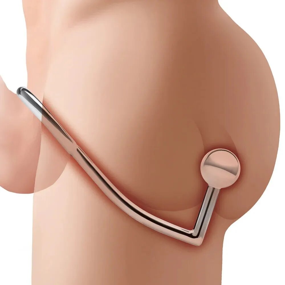 Анальный крюк, серебристый