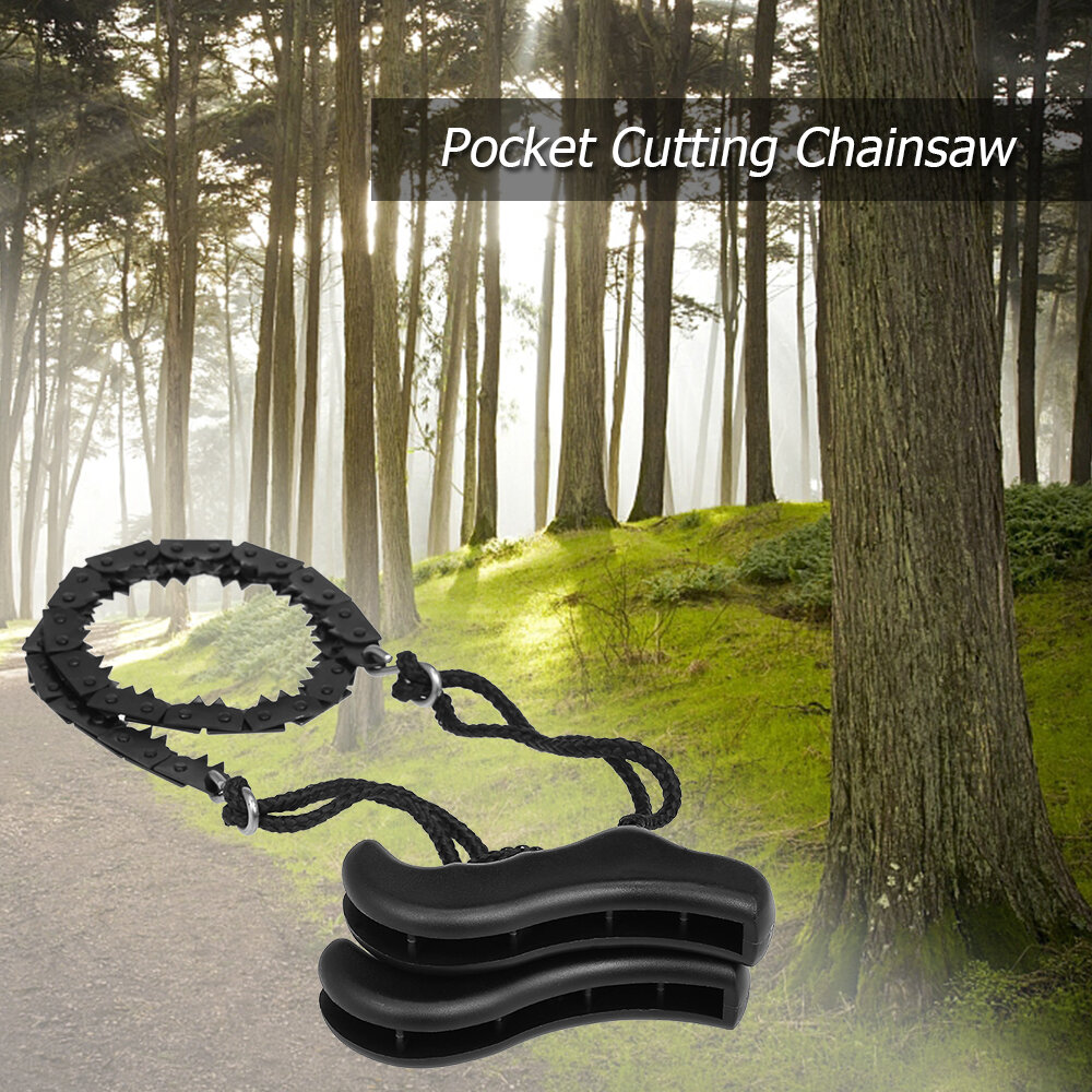 Складная цепная пила, зубчатая бензопила, ручная пила из стальной проволоки, ручная пила для кемпинга, пешего туризма, охоты, аварийный инструмент для выживания