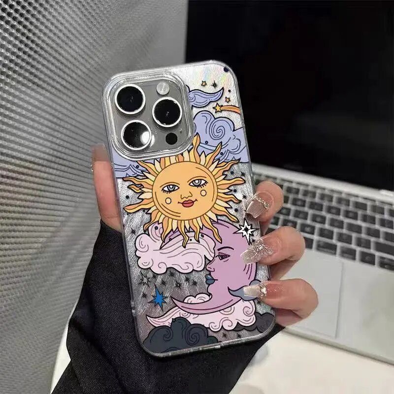 Чехол для iPhone 16 Pro Max Sun Moon style 2