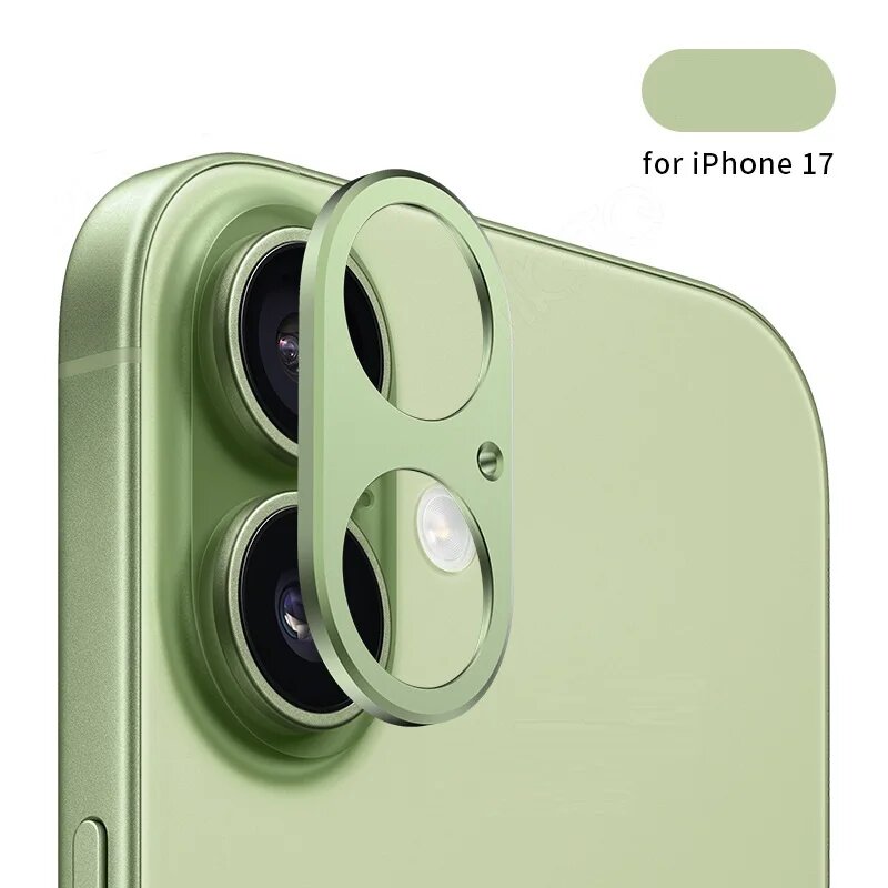 Для iPhone 17, рамка для камеры Air Pro Max, металлическая рамка с защитой от царапин, полая пленка, супер тонкая защитная крышка для объектива, наклейка