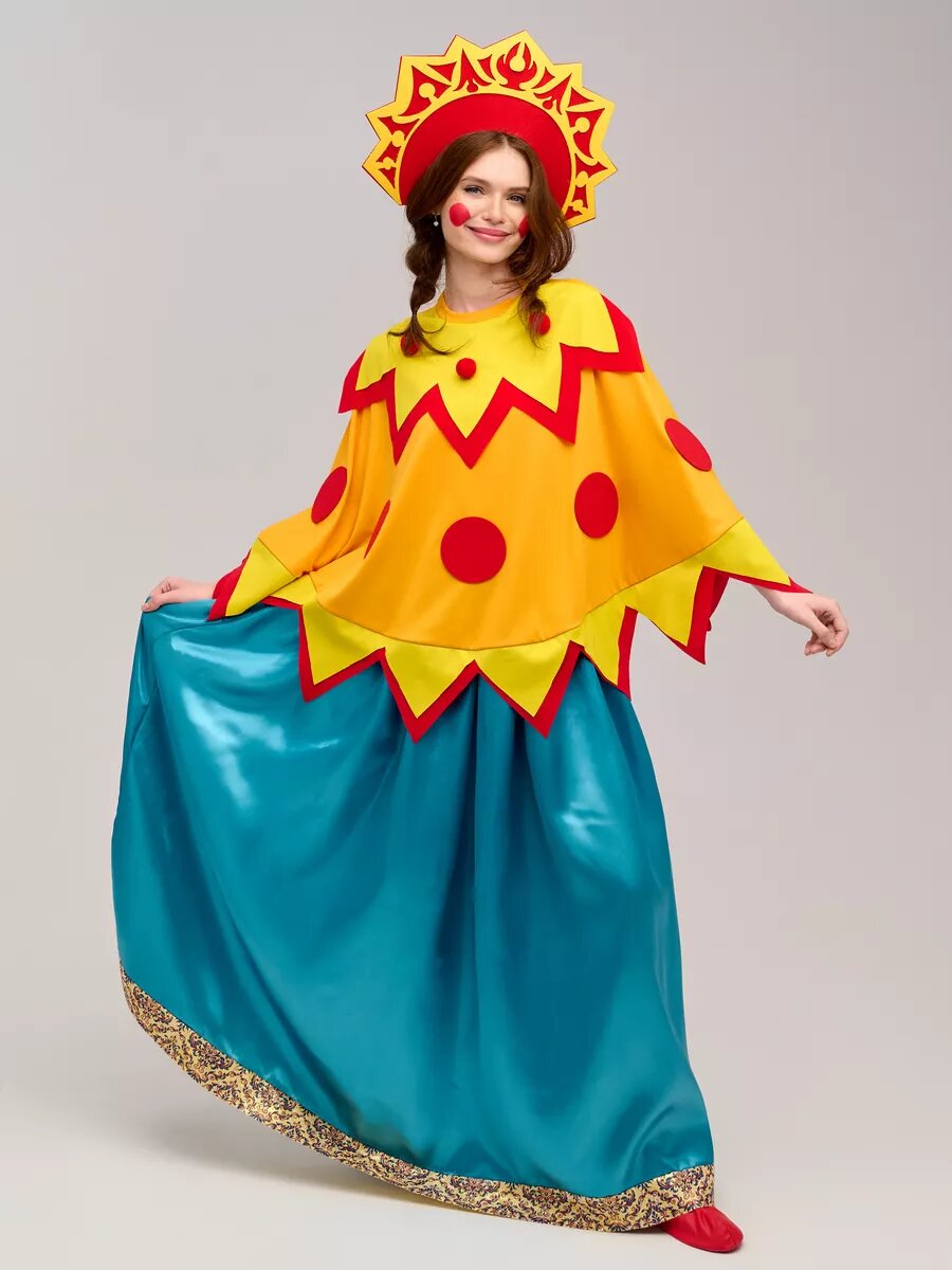 Карнавальный костюм Масленица с кокошником