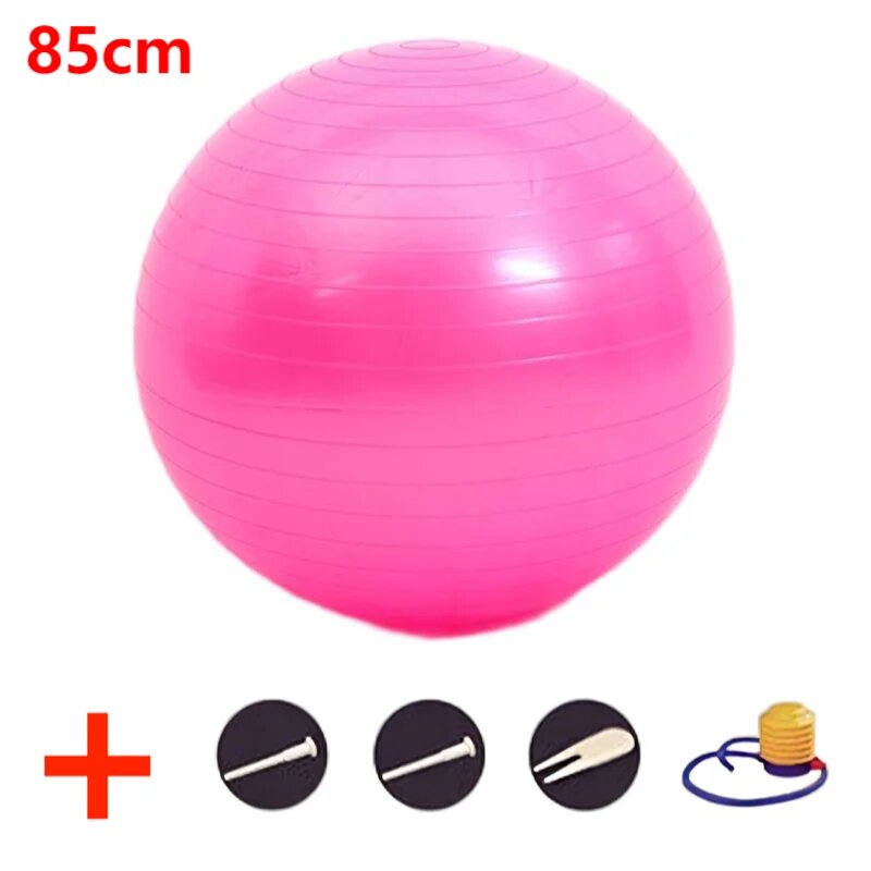 WHCMJP Anti-Burst Yoga Ball 55/65/75/85/95cm Розовый, 85cm pink