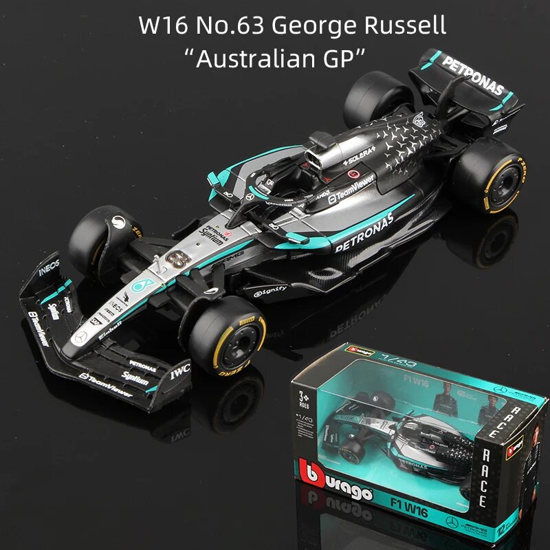 Bburago 1:43 George Russell W16 Australian GP