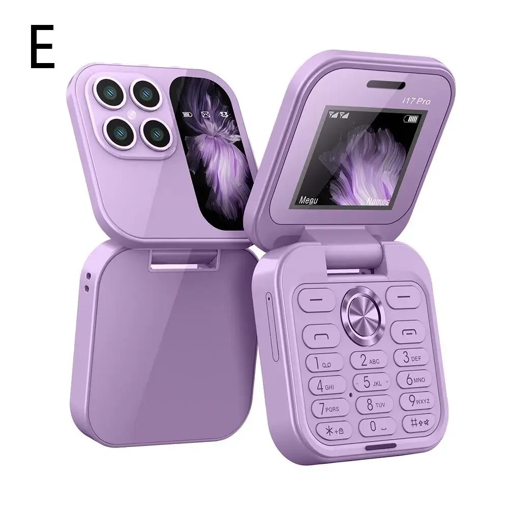 BUDI I17pro Flip Phone Non-smartphone Flip Phone Keypad For Elderly Phone 2G Support Foreign Language Phone High-end New