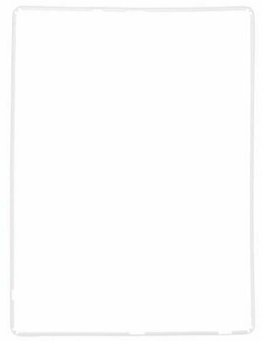 Рамка (под тачскрин) iPad 2/3/4 (белая) со скотчем фиксации