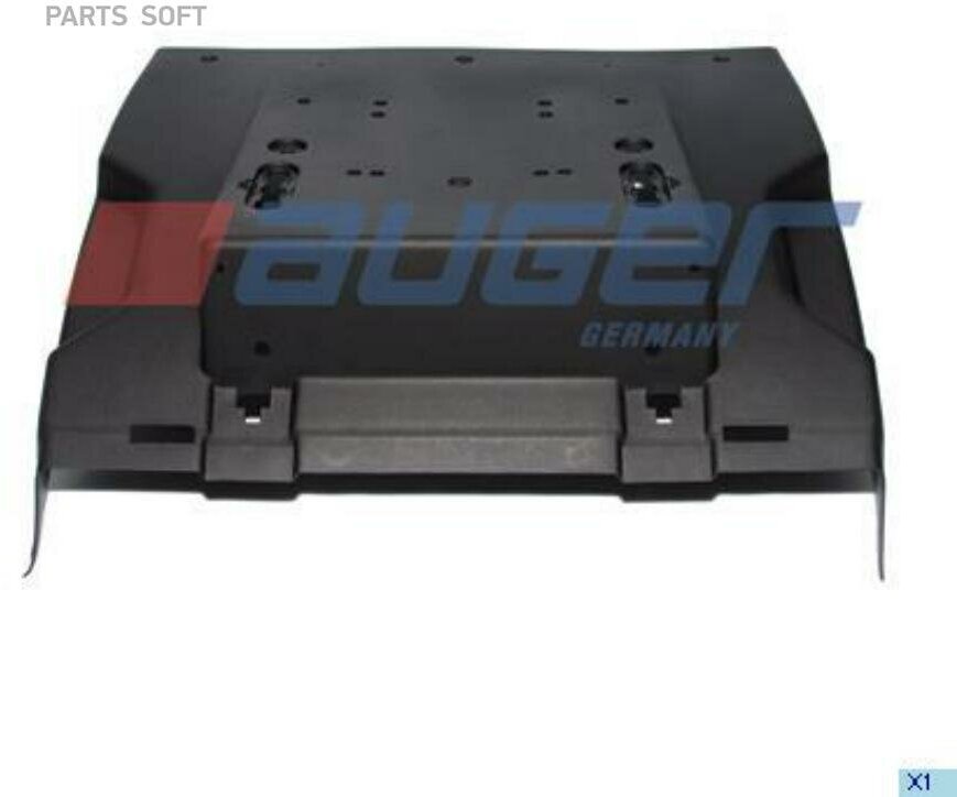 AUGER 74561 крыло заднее! перед. часть черный пластик\ VOLVO