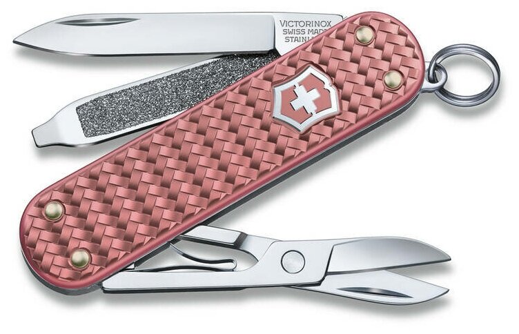 Нож-брелок Classic SD Precious Alox Gentle Rose Victorinox 0.6221.405G