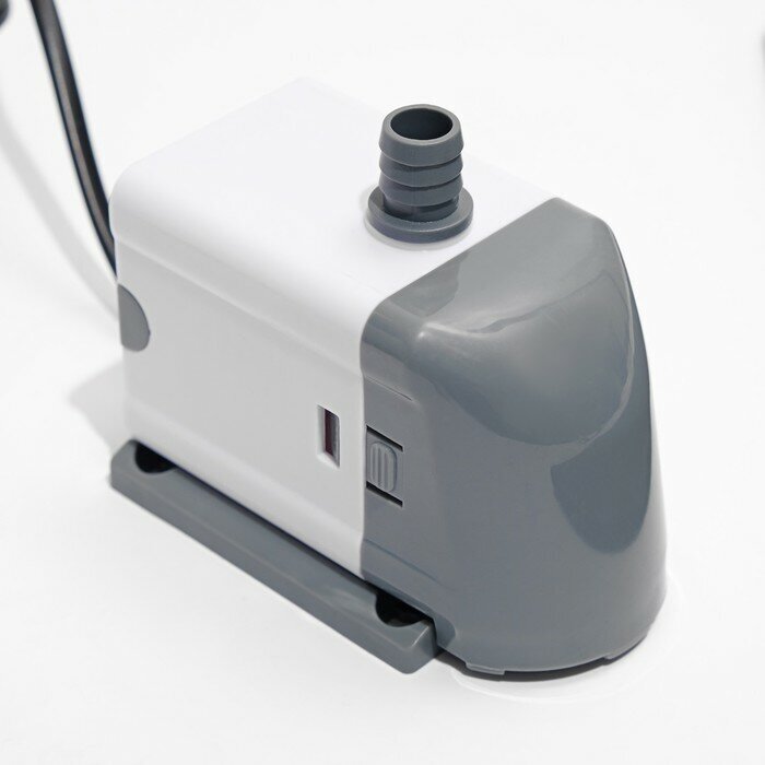 JINGYE Помпа фонтанная JINGYE JY-9100DX, 500 л/ч, 6 Вт, высота подъема воды 0.9 м