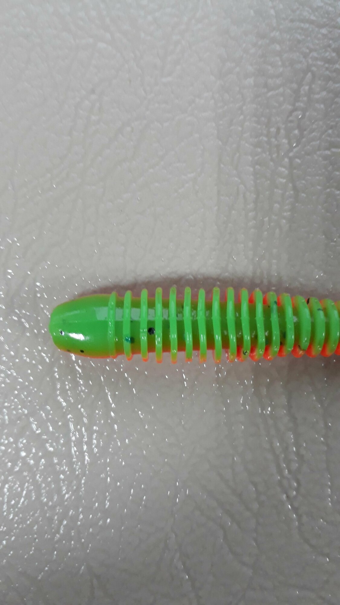 Мягкая силиконовая приманка Свинг Фат (Ribbed Worm) 20 см, 1 шт. Арбуз (Arbuz).