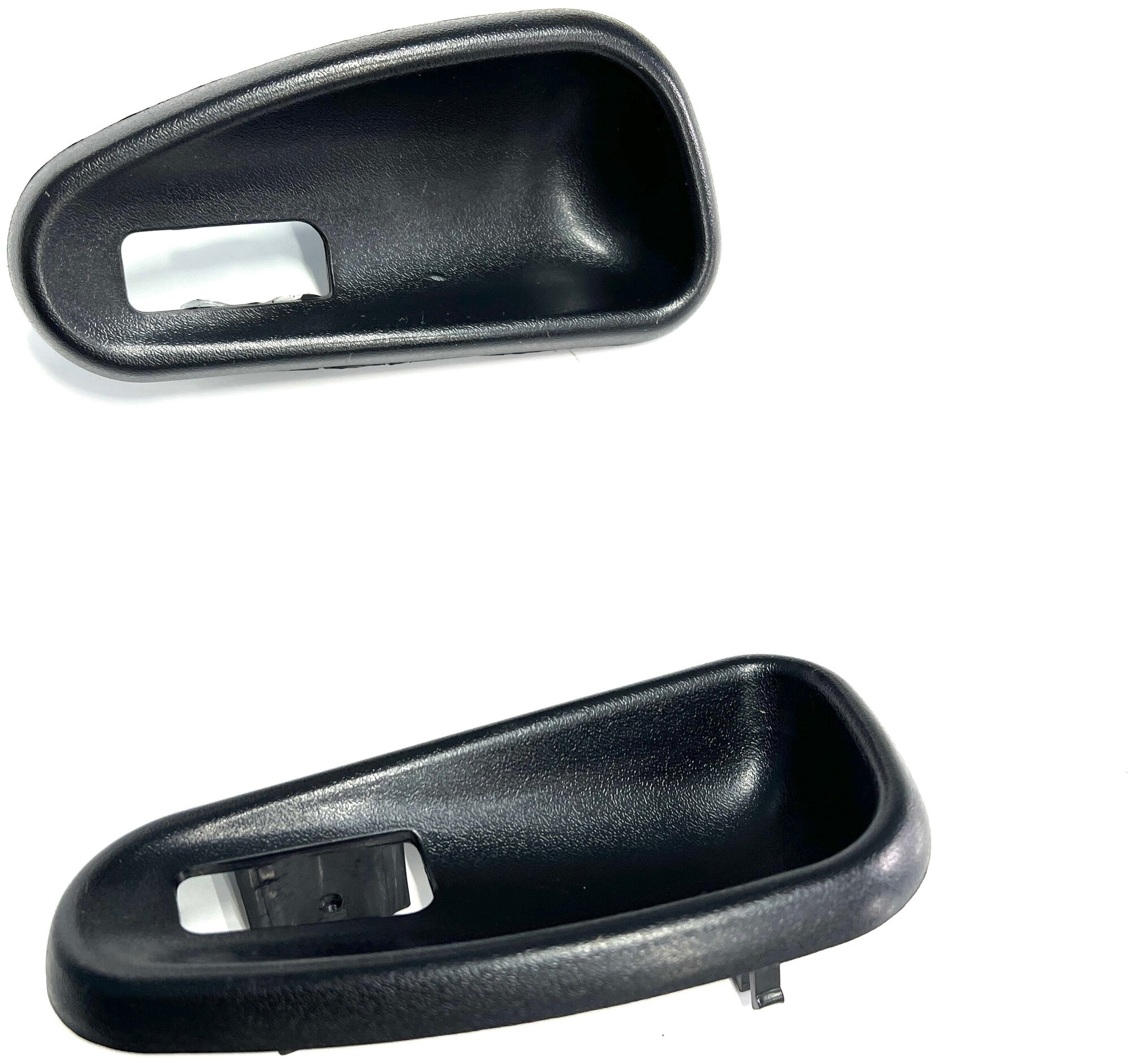 Облицовки ручек дверей ВАЗ-2113/14, Lada 2114, 2 штуки, цвет черный, унип