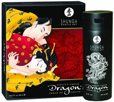 1033 Shunga Dragon Virility Cream, 60 мл. Мужской возбуждающий крем