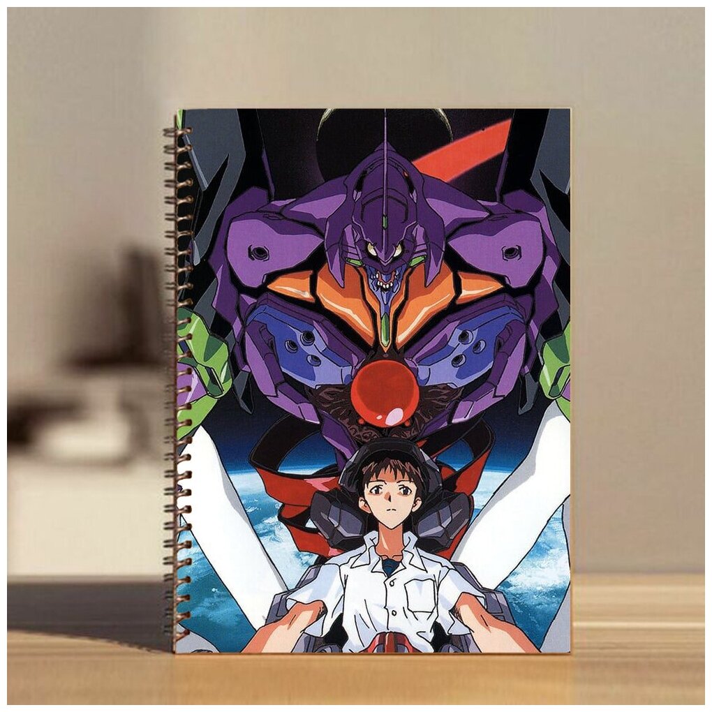 Скетчбук А5 по аниме Евангелион / ЕВА / Аска / Рей / Evangelion №20