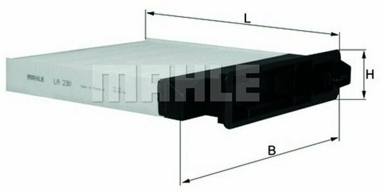 Фильтр салонный NISSAN/RENAULT Logan A/C -09/LADA Largus без конд KNECHT/MAHLE LA230