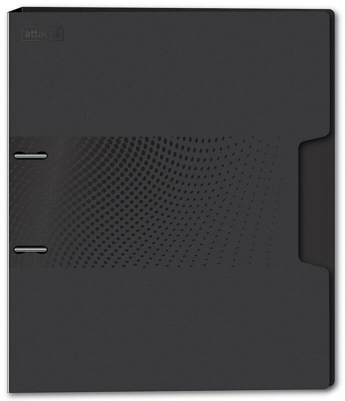 Папка на 2-х кольцах Attache Digital, черный, 1043246