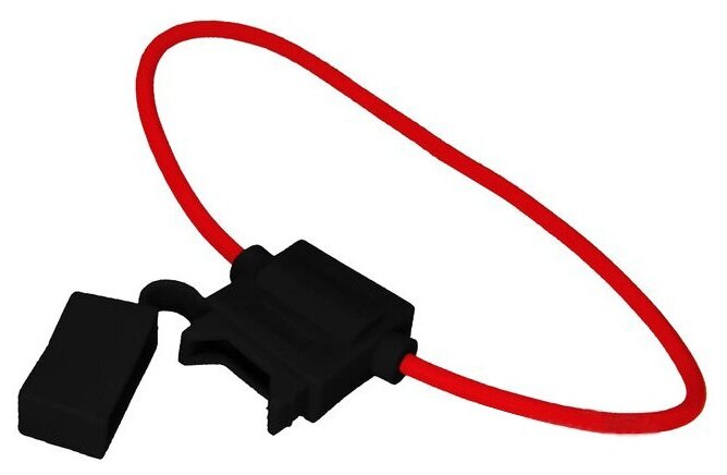 Набор Держатель предохранителя Rexant типа стандарт прямоугольный, черный {16-0421} (2 шт)