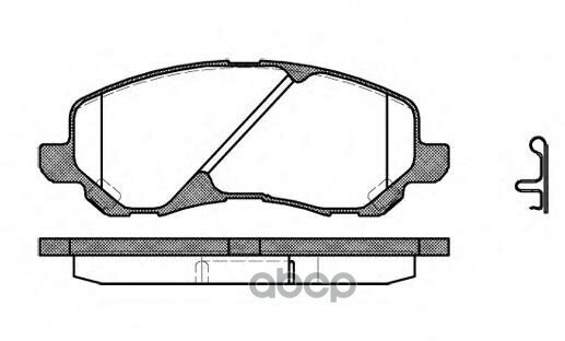 Колодки торм. диск. Lancer Outlander 03- Road house арт. 280402