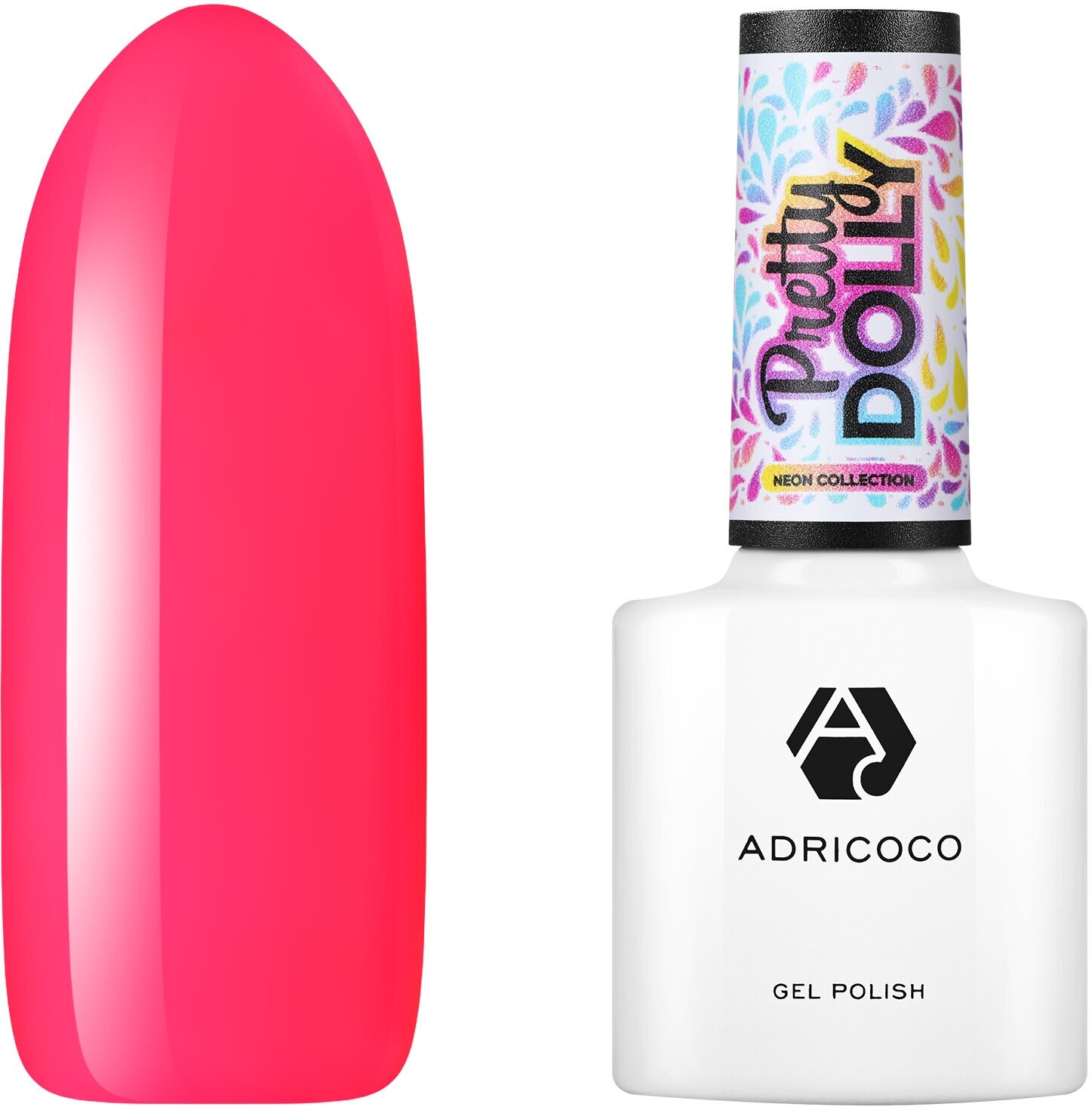 ADRICOCO, Гель-лак Pretty Dolly №09, 8 мл