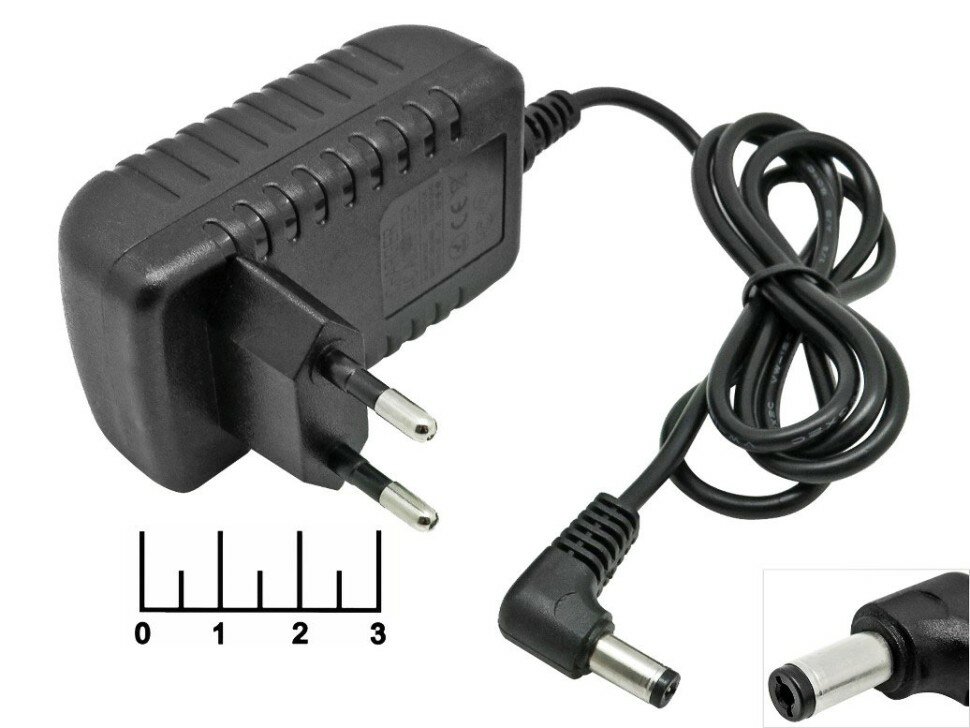 Блок питания 5V 2A AC-N514/PA2311-56 импульсный (5.5*2.1) (для ресивера) (угол)
