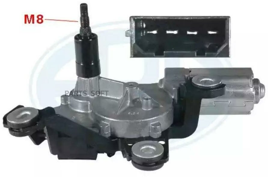 ERA 460003 460003 Мотор стеклоочистителя\ SKODA FABIA/OCTAVIA VW GOLF IV ()